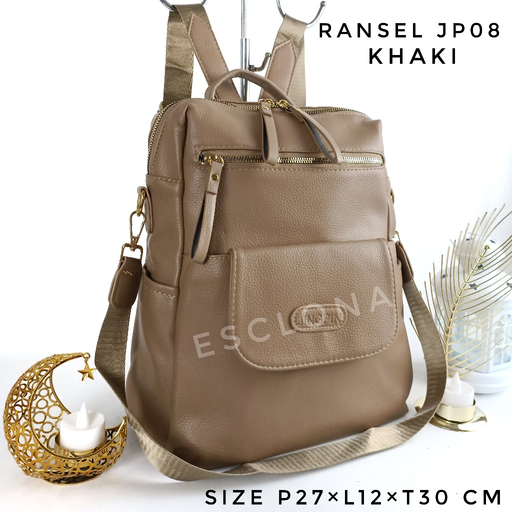 Jual Tas Wanita Import Batam Backpack Ransel Gendong Laptop Cewek Kerja Kuliah Fashion JP08 s2 ...