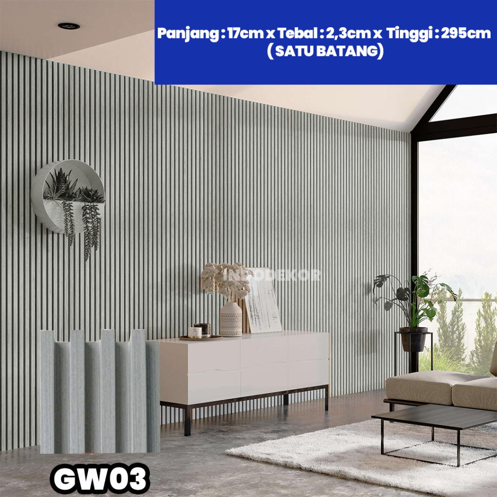 Jual Wood Panel WPC / Wall Panel PVC / Woodpanel Wallpanel Kisi Kisi ...