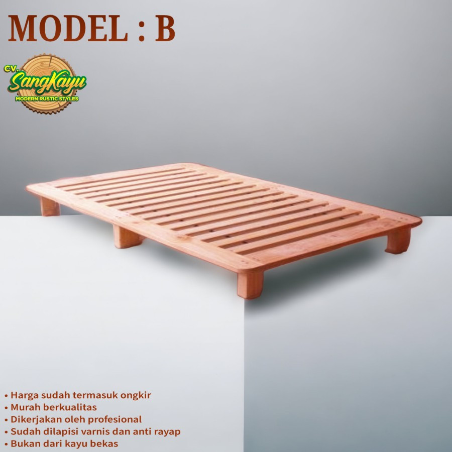Jual SangKayu Dipan Tempat Tidur Kayu Divan Alas Matras Kasur Minimalis ...