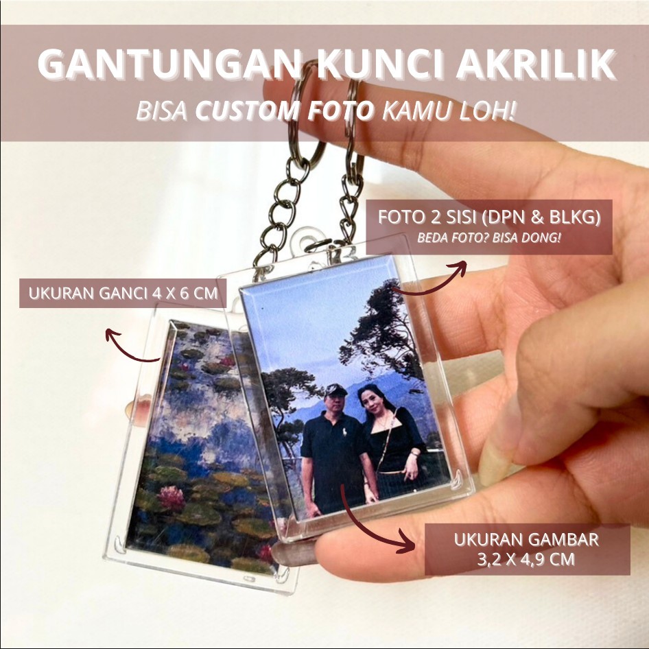Jual Custom Gantungan Kunci / Ganci Akrilik | Keychain Acrylic Print ...