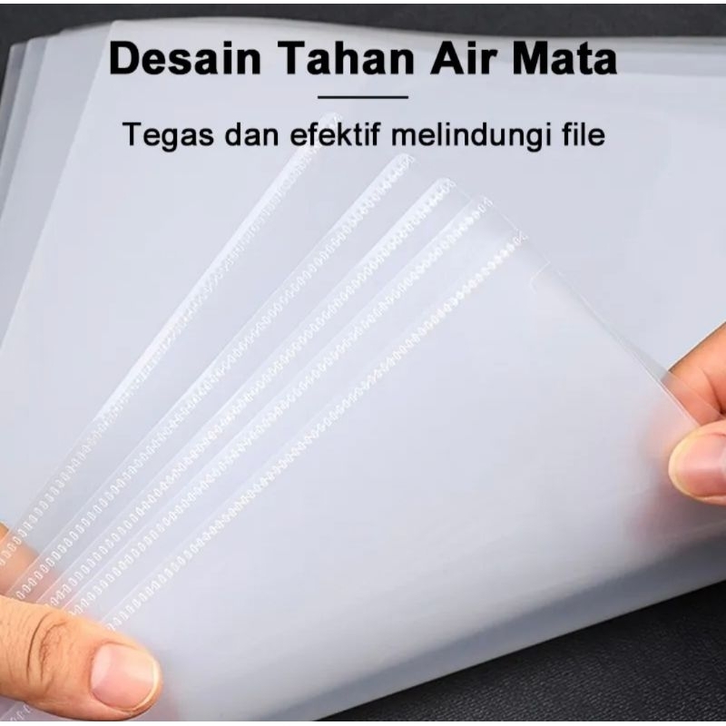 Jual Map L Bening / Map Plastik Transparan/ Clear Sleeves Folio ...
