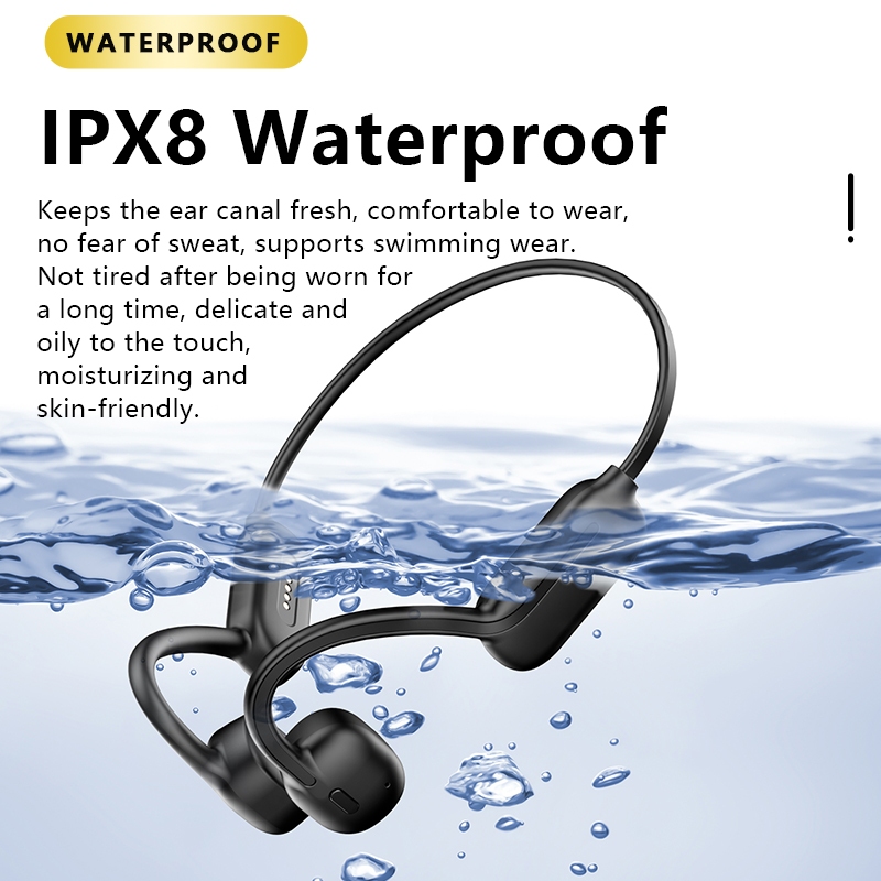 Jual 𝗠𝗨𝗥𝗔𝗛 Headset Bluetooth Konduksi Tulang Olahraga CS05 TWS Headset Konduksi Tulang Headset ...