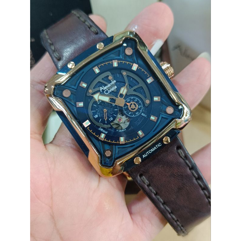 Jual Alexandre Christie pria automatic 3039MA ori bekas fullset Bagus ...