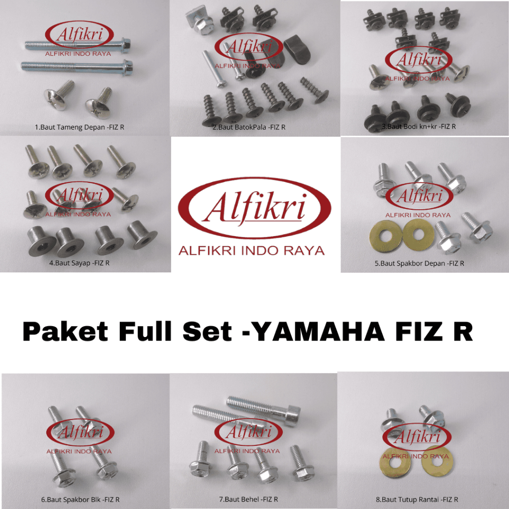 Jual (3) F1zr Baut Yamaha F1zr Full Body / Baud Fizr Full Set / COD ...