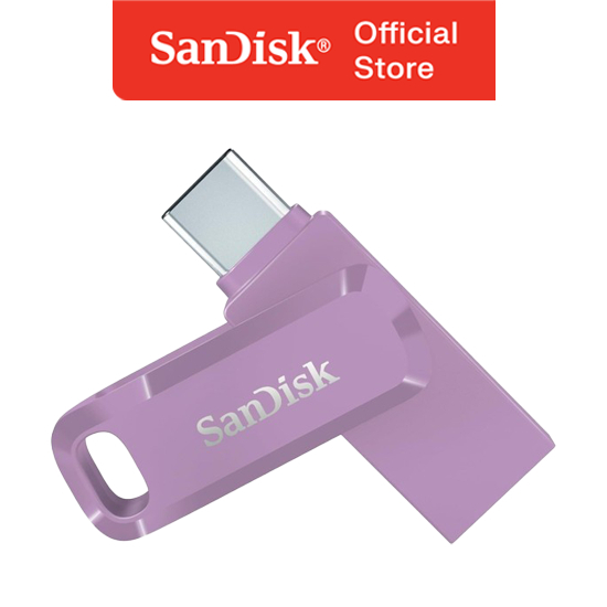 Jual SanDisk Ultra Dual Drive GO OTG Type-C 64GB USB 3.2 - Lavender ...