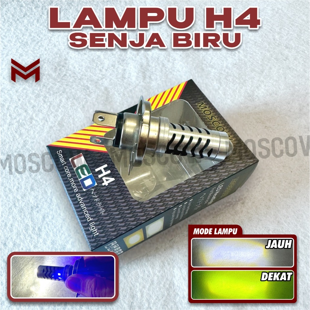 Jual LAMPU DEPAN LED LASER 4 LAMPU UTAMA SENJA BIRU LAMPU DEPAN MOBIL ...