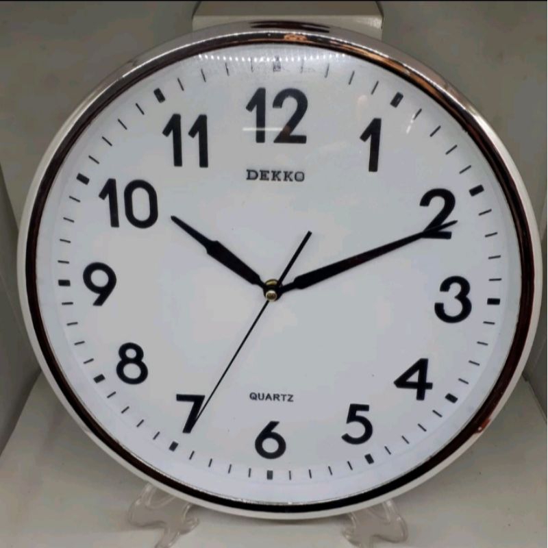 Jual Jam dinding bulat besar 33 cm | Shopee Indonesia