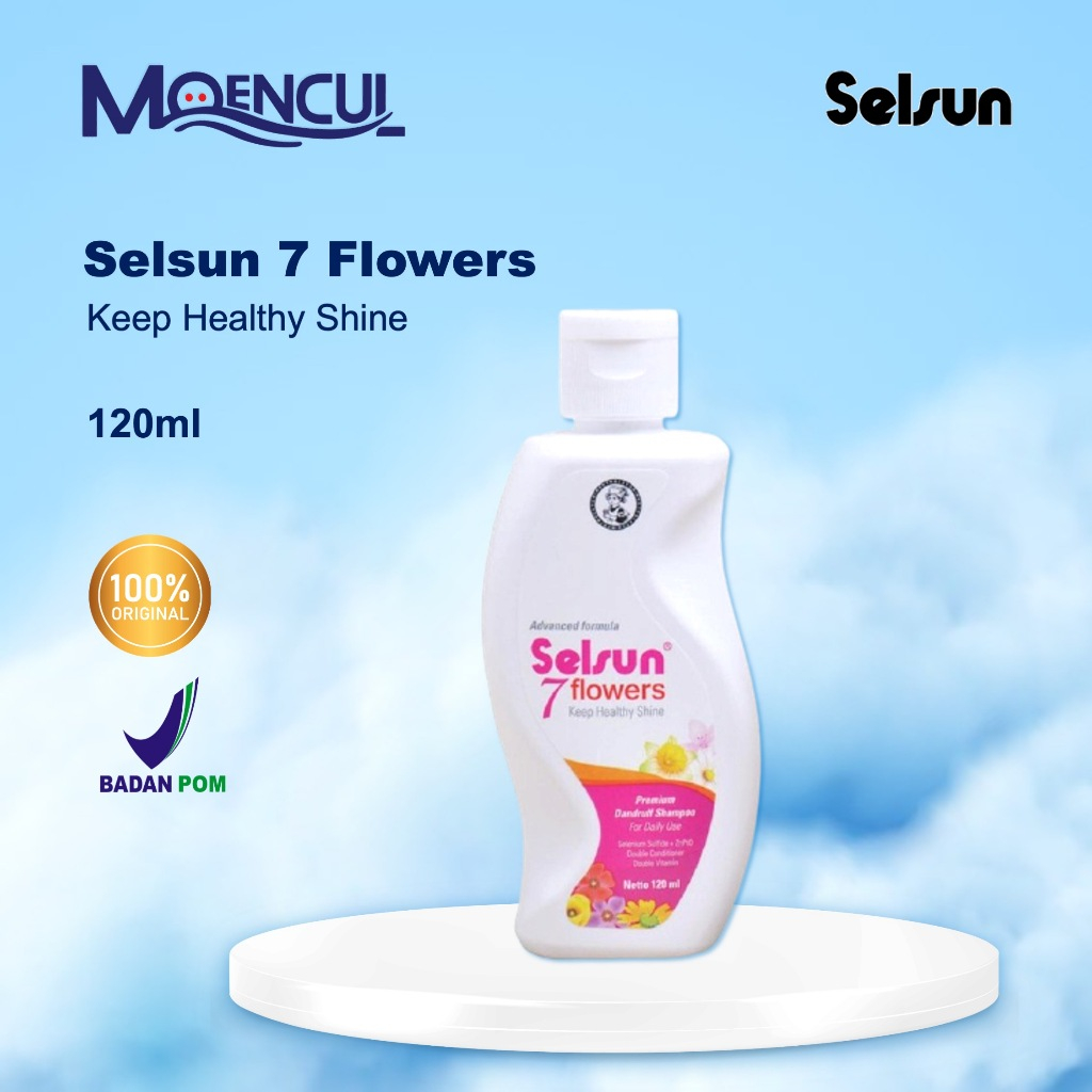 Jual Shampoo Selsun 7 Flower 120ml / Seven Flower / Anti Dandruff ...