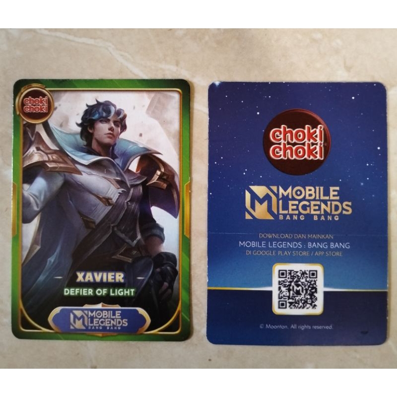 Jual Kartu Choki Choki Mobile Legends ( Xafier Defier of Light ...