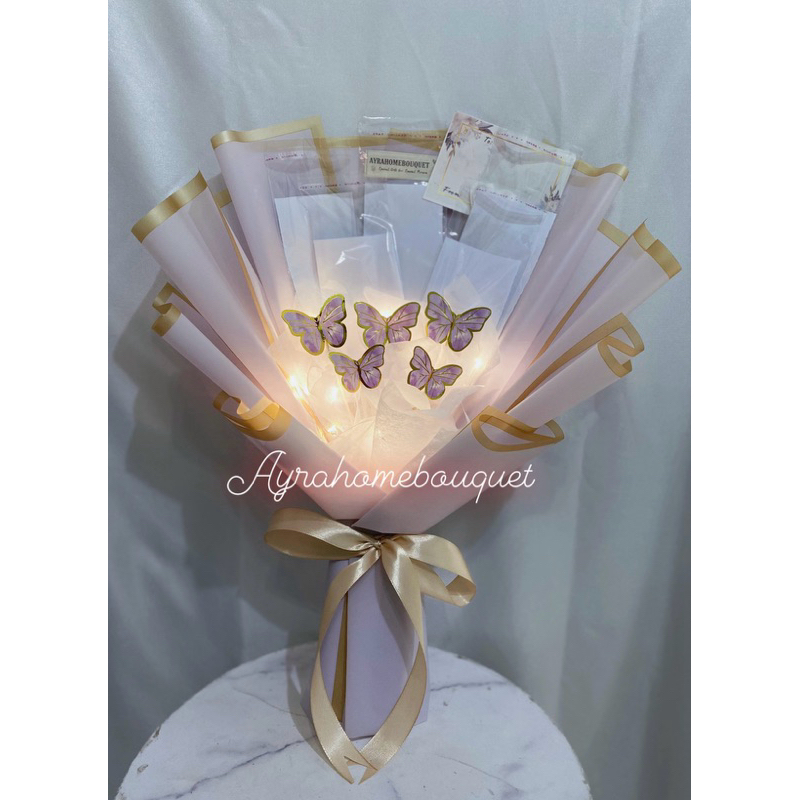 Jual [MIX BUTTERFLY] Bouquet Buket Bucket Bunga Kupu Kupu Butterfly Mix ...