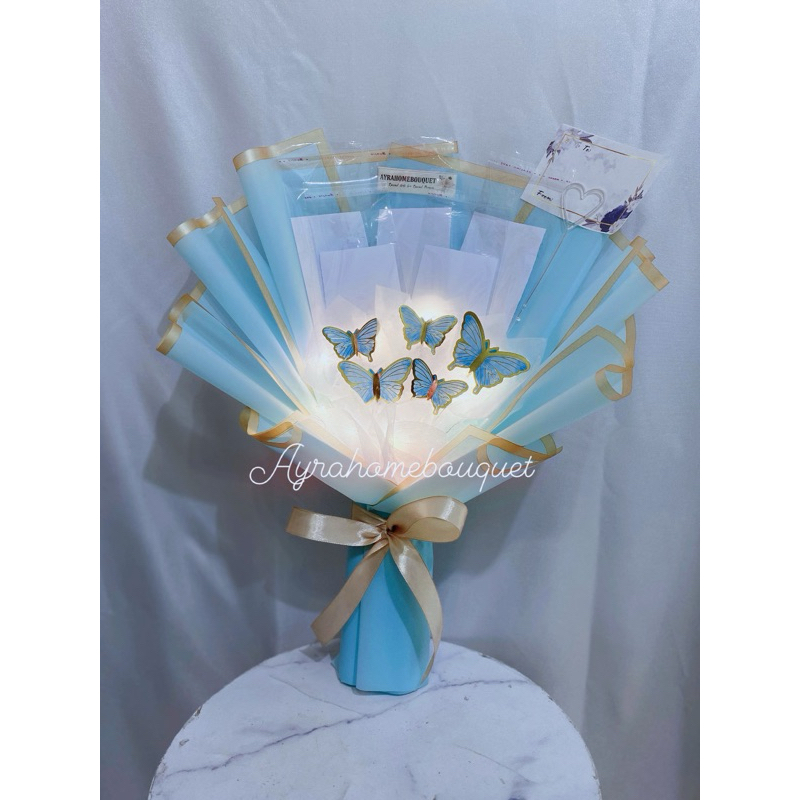 Jual [MIX BUTTERFLY] Bouquet Buket Bucket Bunga Kupu Kupu Butterfly Mix ...