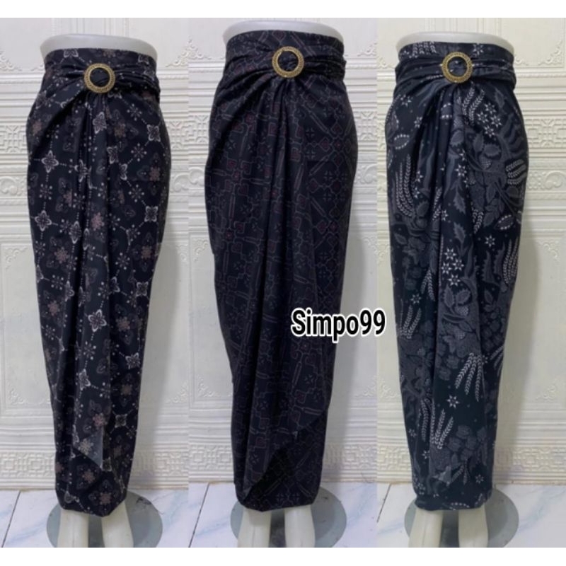 Jual SIMPO99 - Rok Lilit Batik Modern FREE RING / Rok Lilit Kondangan ...