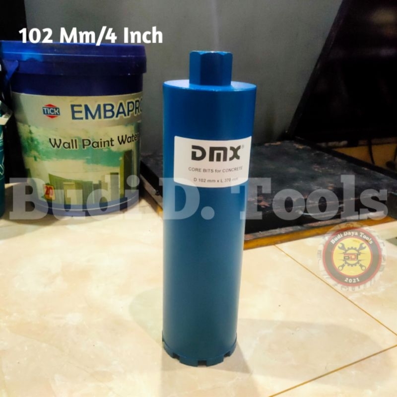 Jual Diamond Core Drill Dmx 4 Inch Mata Bor Coring Beton 102 × 370 Mm ...