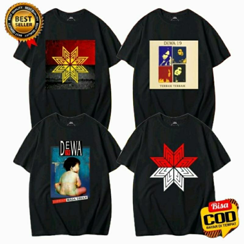 Jual kaos baju distro dewa 19 band - kaos band dewa - kaos ahmad dhani ...