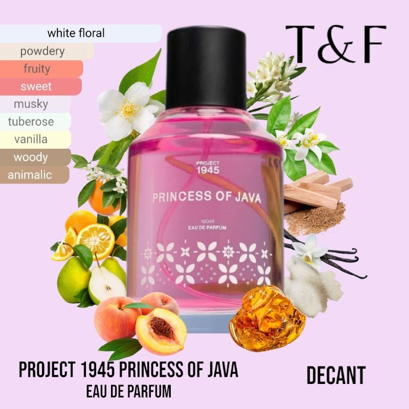 Jual Decant Parfum Project 1945 Princess of Java | Shopee Indonesia