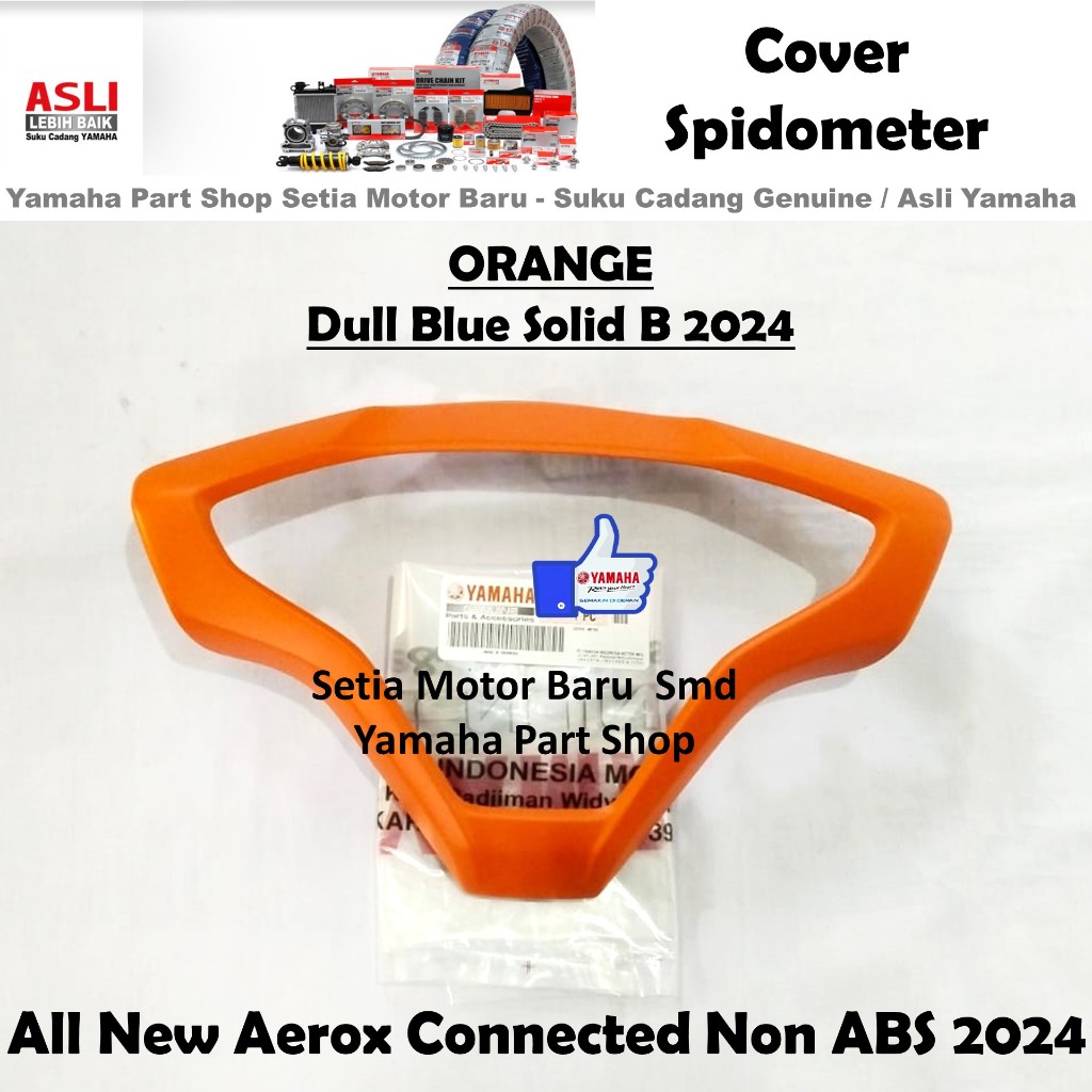Jual Cover Ring Meter Spido Speedometer Orange All New Aerox Connected ...