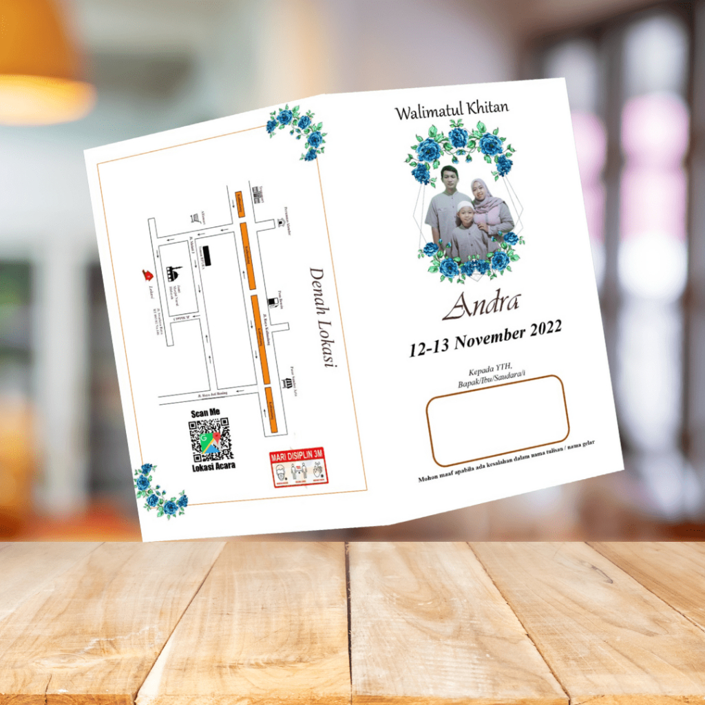 Jual Undangan Sunat simple Unik Murah proses cepat hemat / Undangan ...