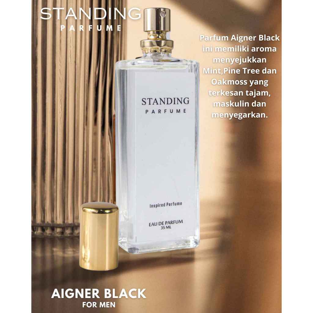 Jual Parfum Aigner Black Men - Pria - Standing Parfume Tahan Lama ...