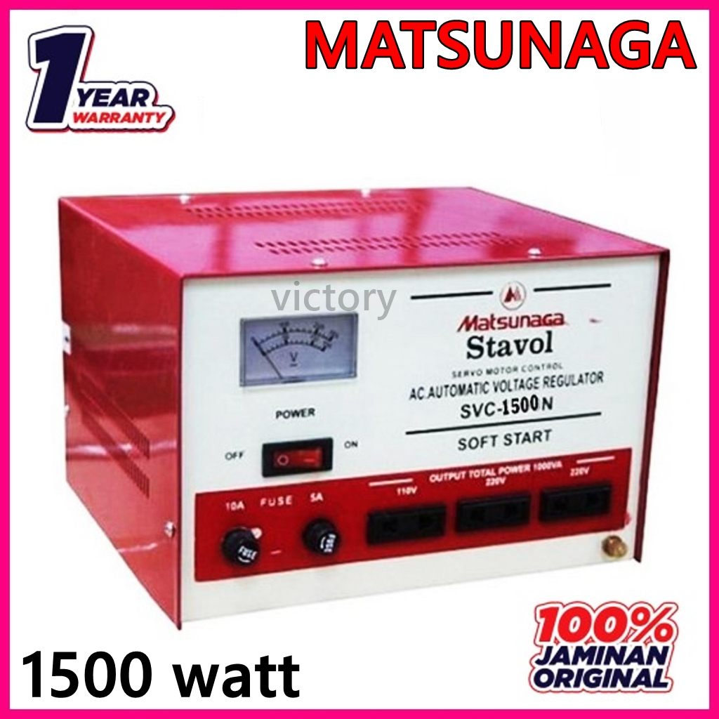 Jual Stabilizer 2000 Watt Matsunaga Stavol (2KVA) | Shopee Indonesia