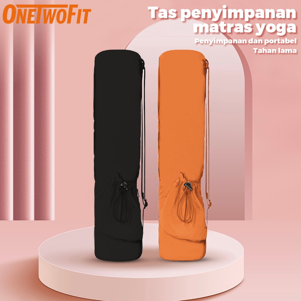 Jual OneTwoFit Yoga Mat Bag Multifungsi Water Resistant Tas Matras Yoga ...