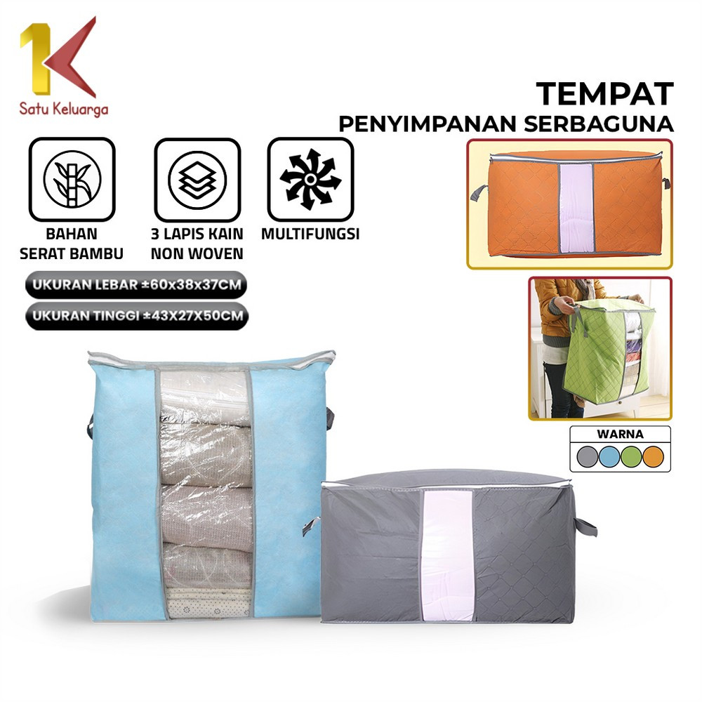 Jual Satu Keluarga Tempat Penyimpanan Bed Cover Selimut Baju Serbaguna ...