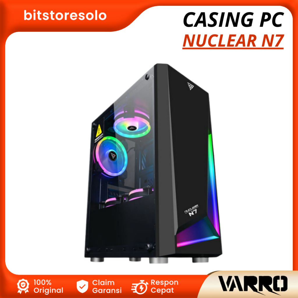 Jual CASING PC CASE PC GAMING VARRO PRIME NUCLEAR N7 | Shopee Indonesia
