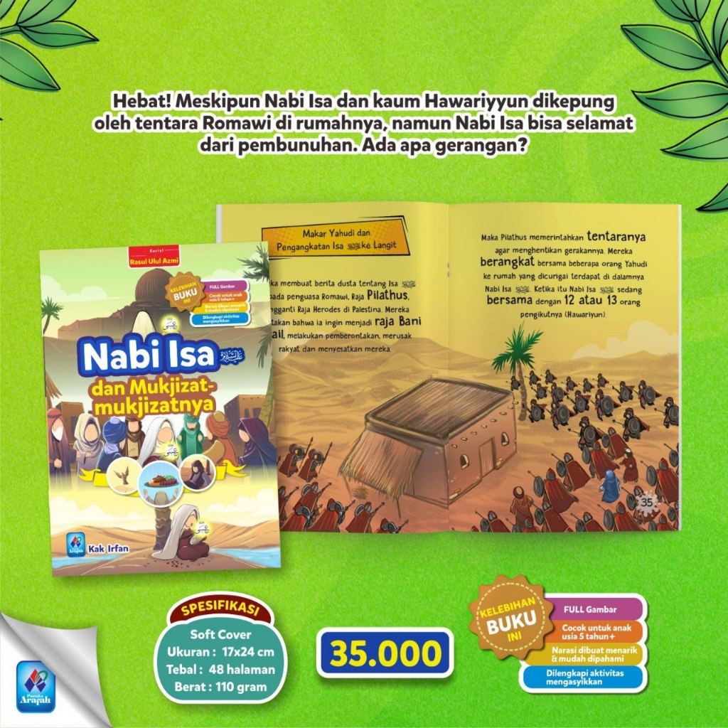 Jual Serial Rasul Ulul Azmi Nabi Isa dan Mukjizat Mukjizatnya (Pustaka ...