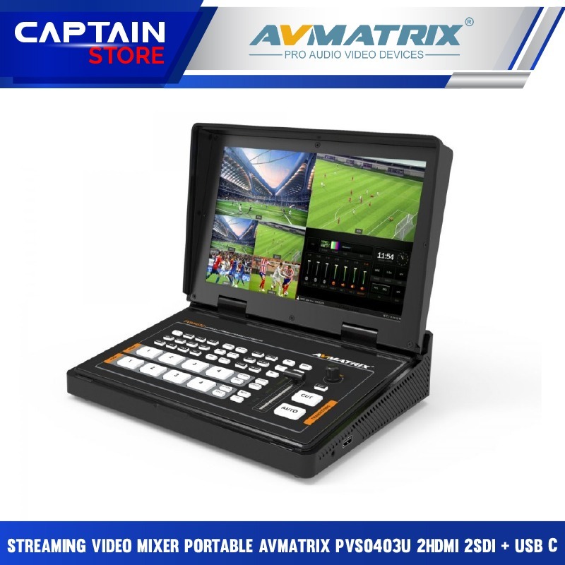 Jual Streaming Video Mixer Portable AVMATRIX PVS0403U 2HDMI 2SDI + USB C | Shopee Indonesia
