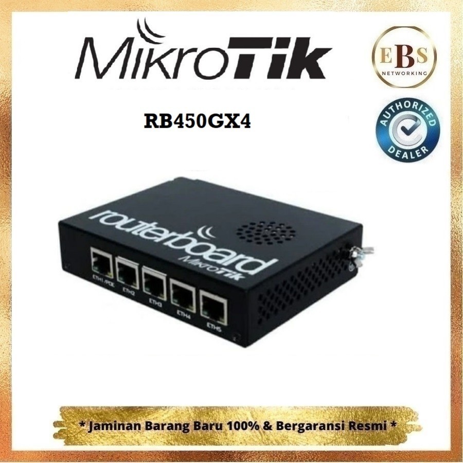 Jual Mikrotik RB450Gx4 Router Indoor 5 Port Gigabit | Shopee Indonesia