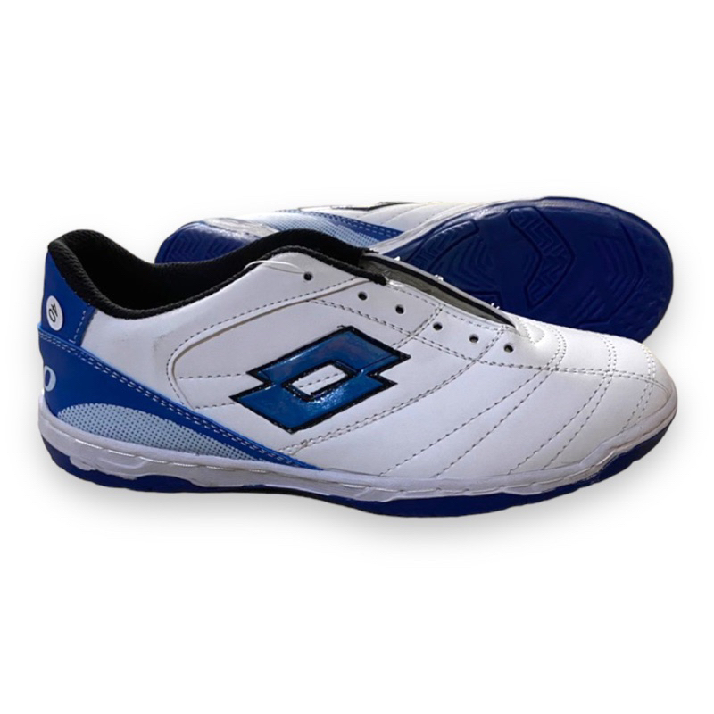 Jual Sepatu Futsal / Volly / Badmintol Kulit Asli Piyu Lotto Big Size ...