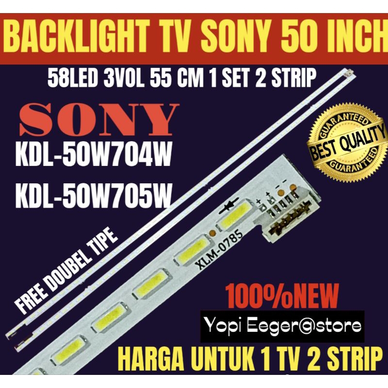 Jual BACKLIGHT TV LCD LED SONY 50 INCH KDL-50W704W- KDL-50W705W ...