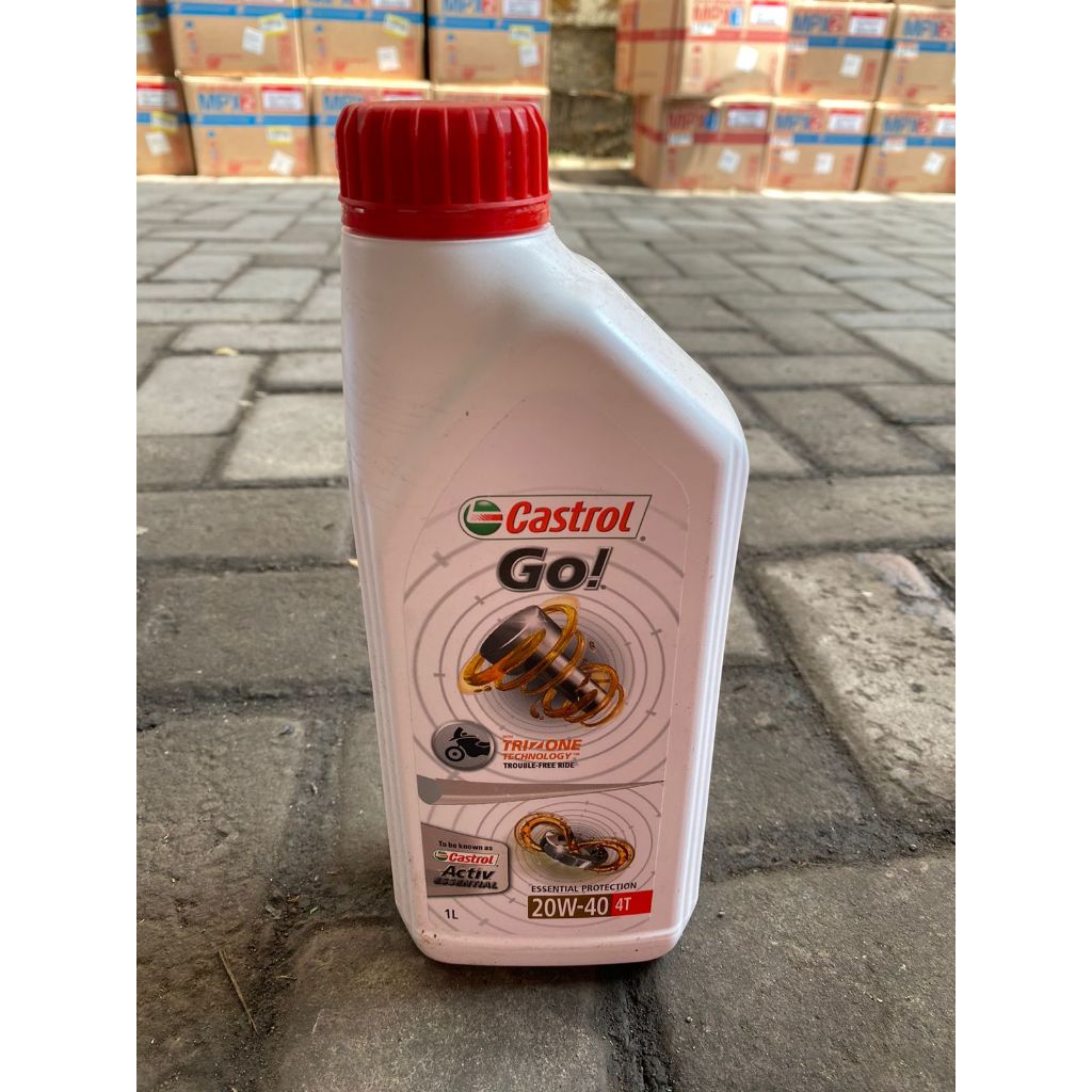 Jual OLI CASTROL GO 4T 1L OLI MOTOR || OLI CASTROL OLI MESIN MOTOR ...