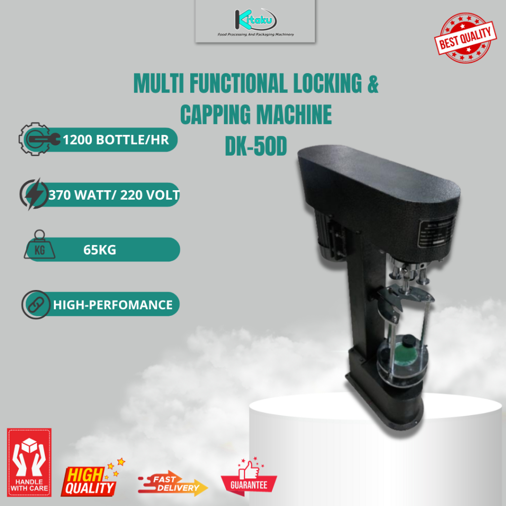 Jual MULTI FUNCTIONAL LOCKING & CAPPING MACHINE DK-50D | Shopee Indonesia