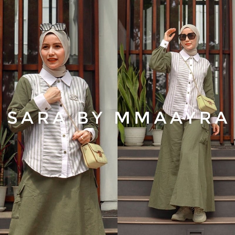 Jual (COD) New Setelan Cantik Sara by Mmaayra | Shopee Indonesia