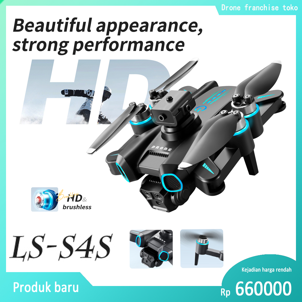 Jual 【Half-folding drone】【Drone pencahayaan yang indah】S4S drone/dual ...