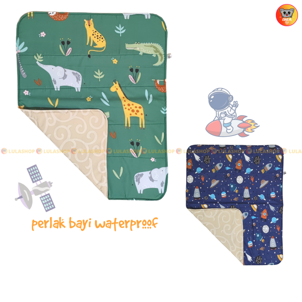 Jual Perlak Bayi Alas Ompol Bayi Anti Rembes Motif Karakter Lucu Pelak ...