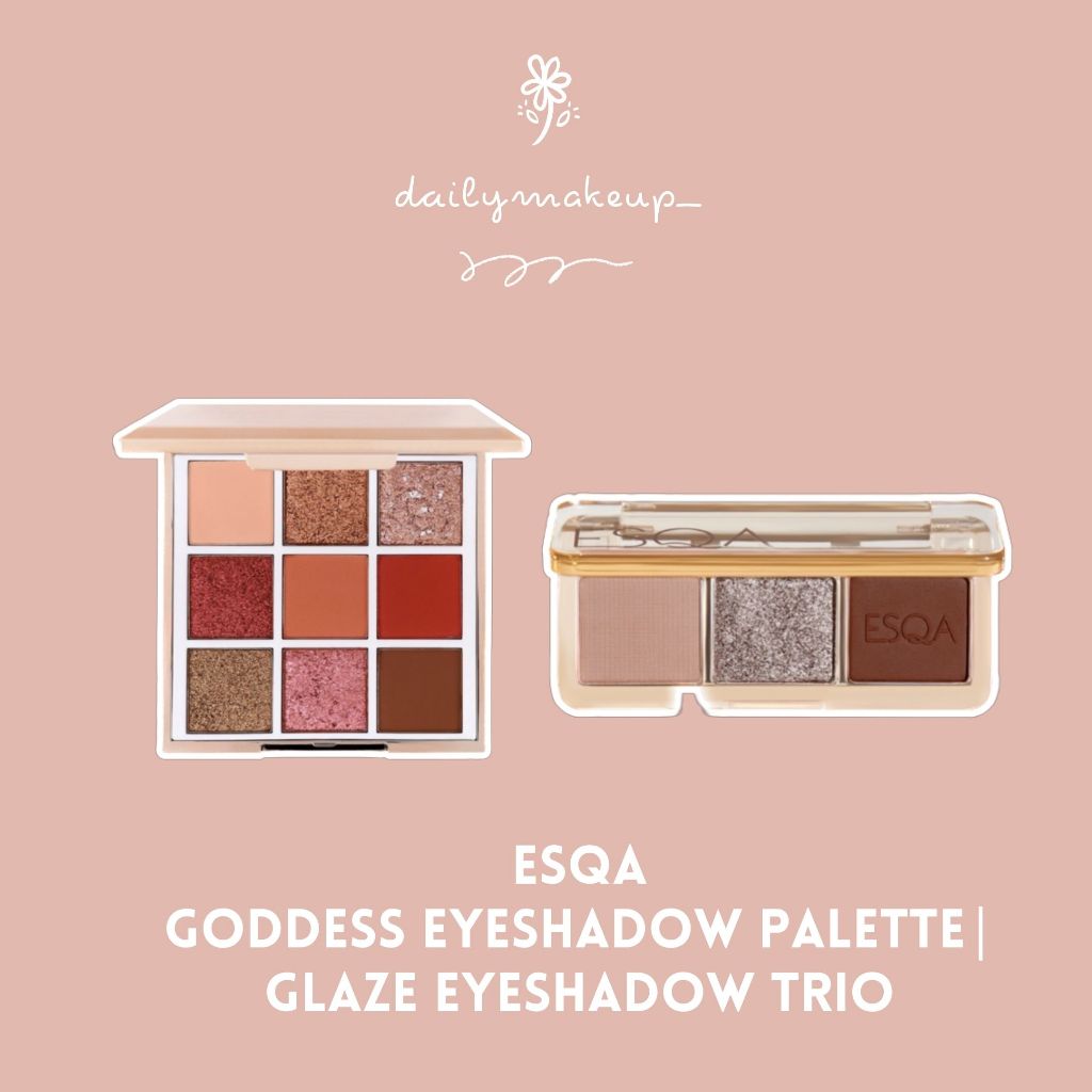 Jual ESQA GLAZE EYESHADOW TRIO| Goddess Eyeshadow Palette | Shopee ...