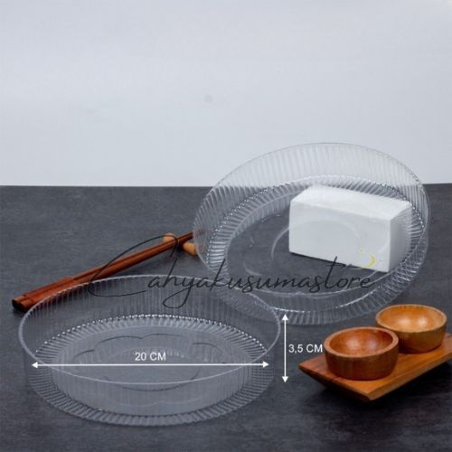 Jual ( 10pcs ) Mika Pudding Bulat Diameter 20 cm Tray Alas Tatakan Cake ...