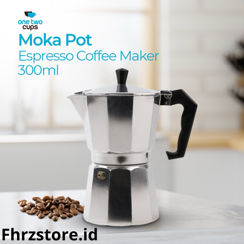 Jual Espresso Coffee Maker Moka Pot Filter 300ml 6 Cups | Shopee Indonesia