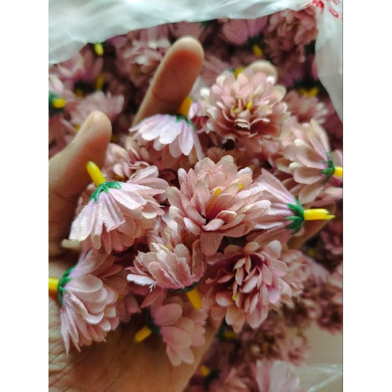 Jual BUNGA KRISAN CRYSAN BUNGA ARTIFICIAL BUNGA PLASTIK HIASAN MAHAR ...