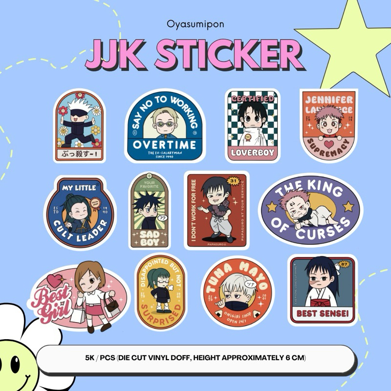 Jual JJK Sticker | Shopee Indonesia