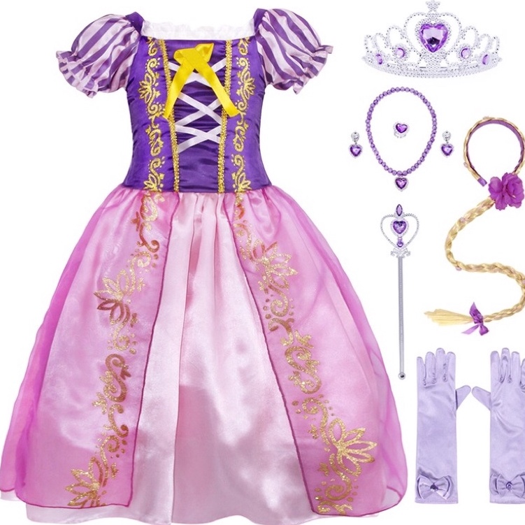 Jual Gaun Princess Baju Princess Dress Princess Kostum Princess gaun ...