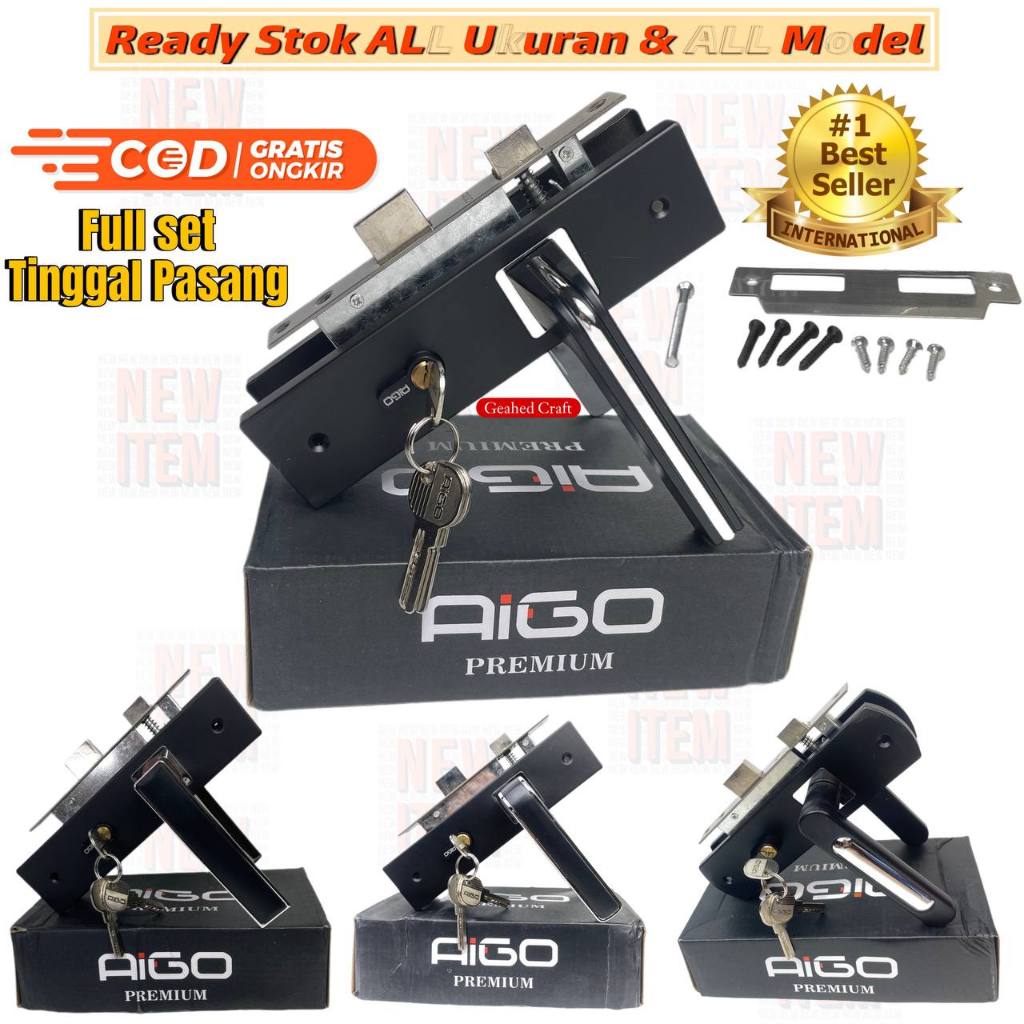 Jual Termurah Dan Terlaris Promo Handle Set Kunci Pintu 15 20 25 cm ...