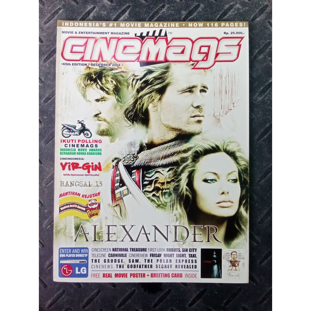 Jual Majalah Cinemags. 65th edition. December 2004. Cover depan ...