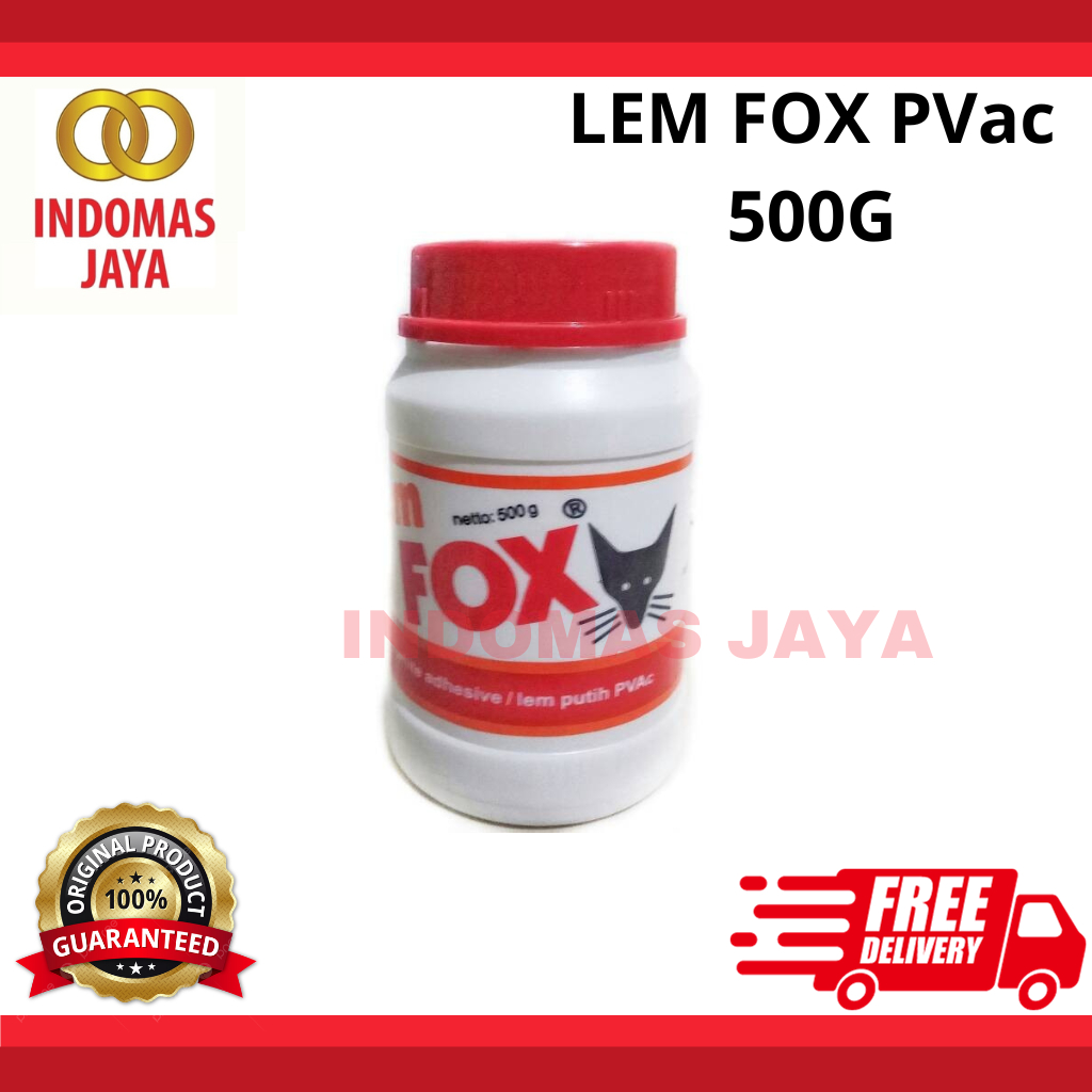 Jual Lem Fox PVAc Botol 500 gr | Lem Serba Guna Kayu & Kertas | Shopee ...