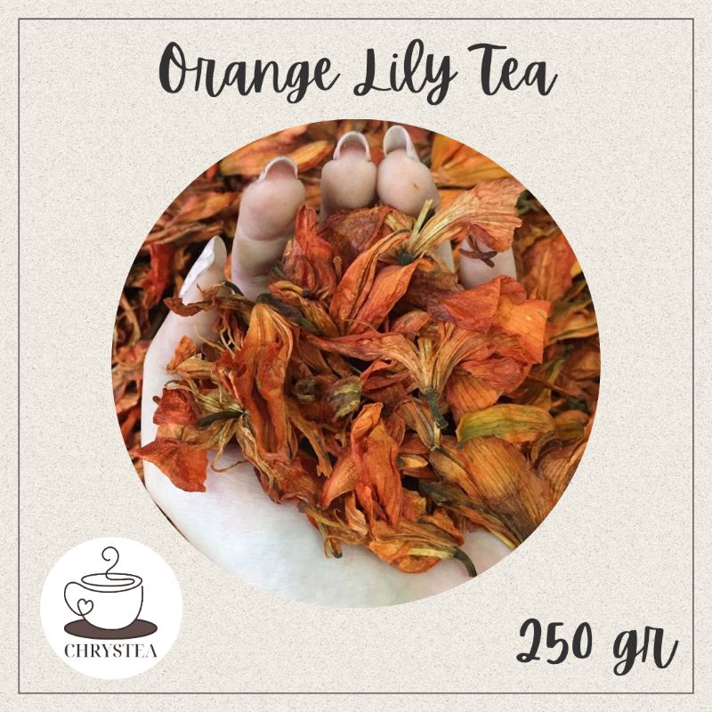 Jual CHRYSTEA || Orange Lily Tea 250gr | Shopee Indonesia