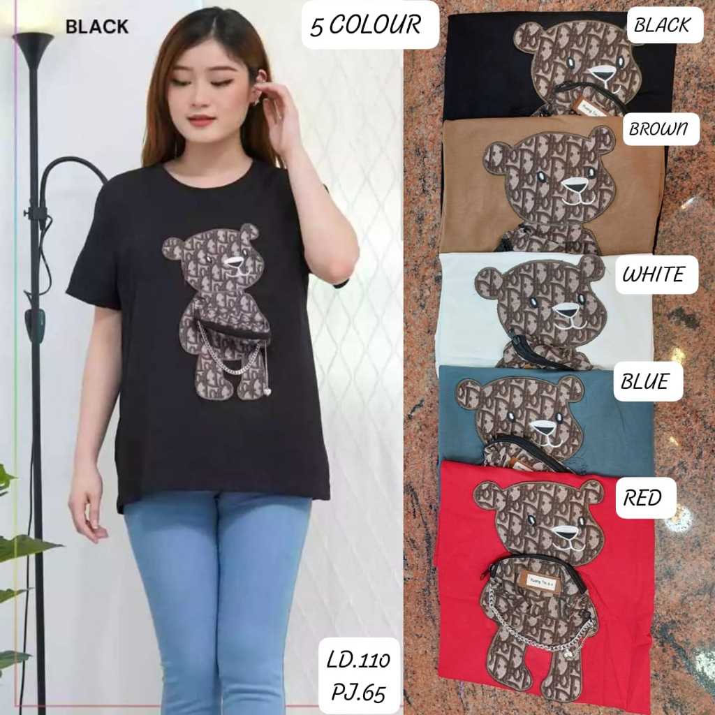 Jual KAOS PREMIUM/BEAR KANTONG STANDARD/SUPER QUALITY/KATUN/KAOS/MODIS ...