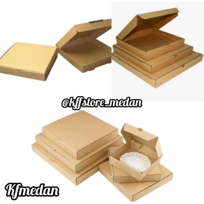 Jual Box / Kotak Pizza Kardus 24x24cm (per pcs) | Shopee Indonesia