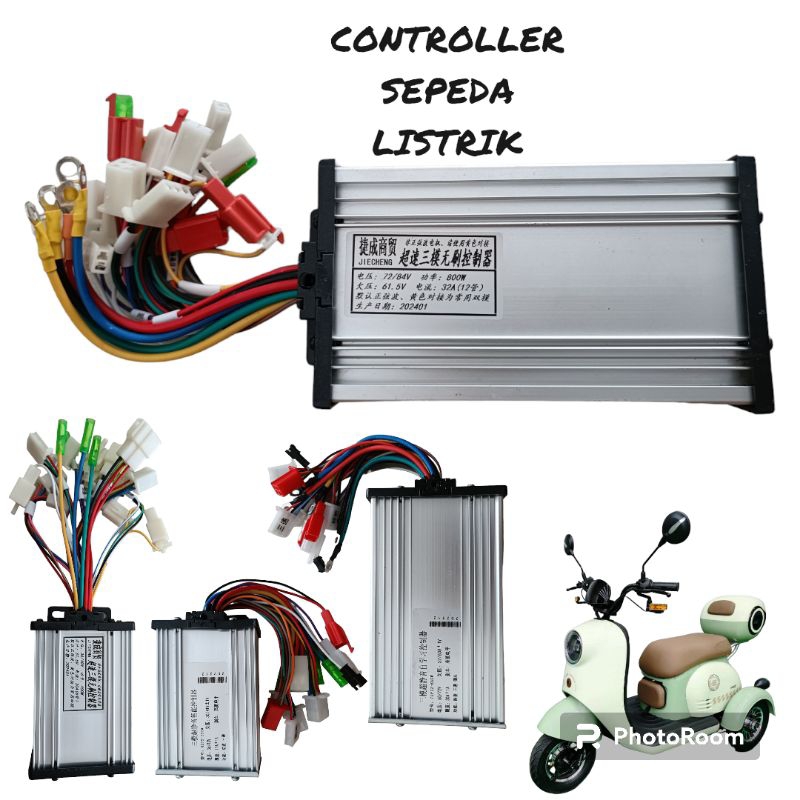 Jual Controler Sepeda Listrik 36/48 350-400W / 60/72V 650W / 72/84V ...