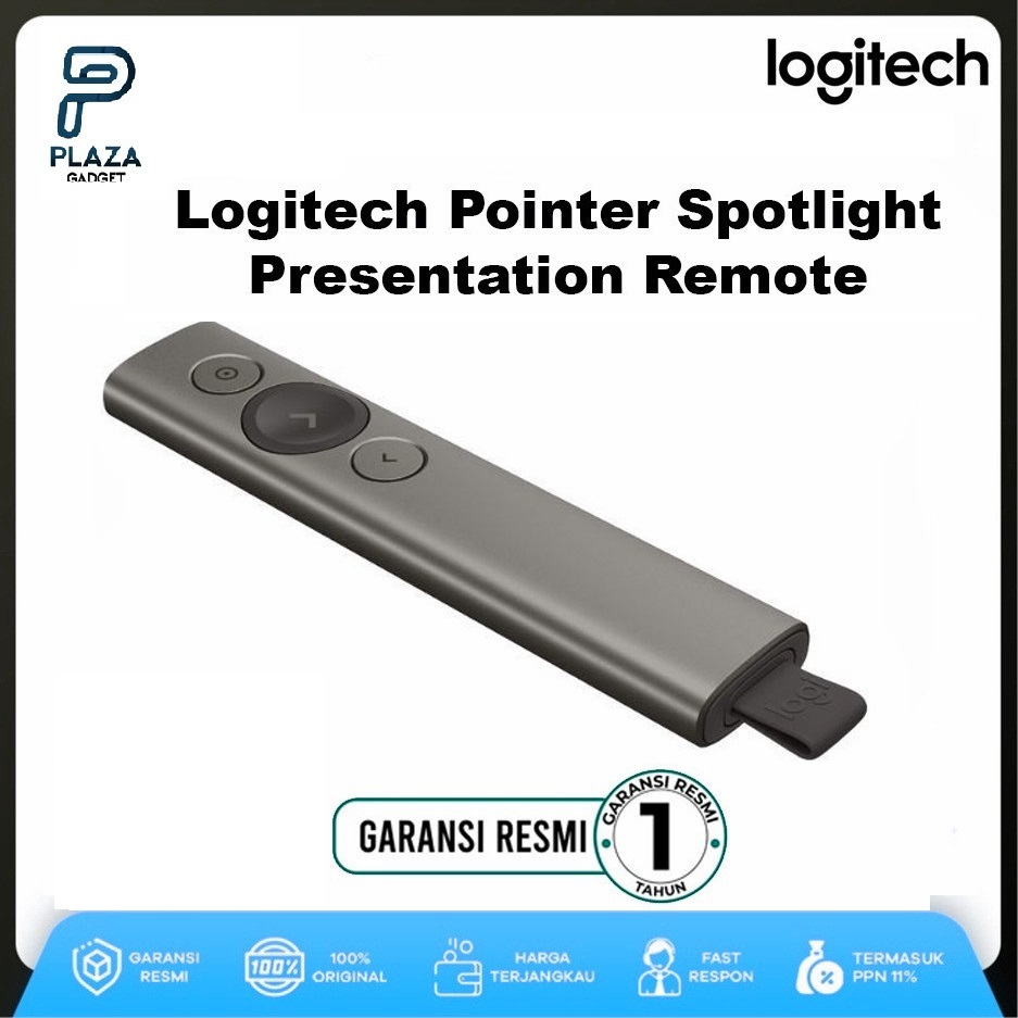 Jual Logitech Pointer Spotlight Presentation Remote - Garansi Resmi 1 Tahun | Shopee Indonesia